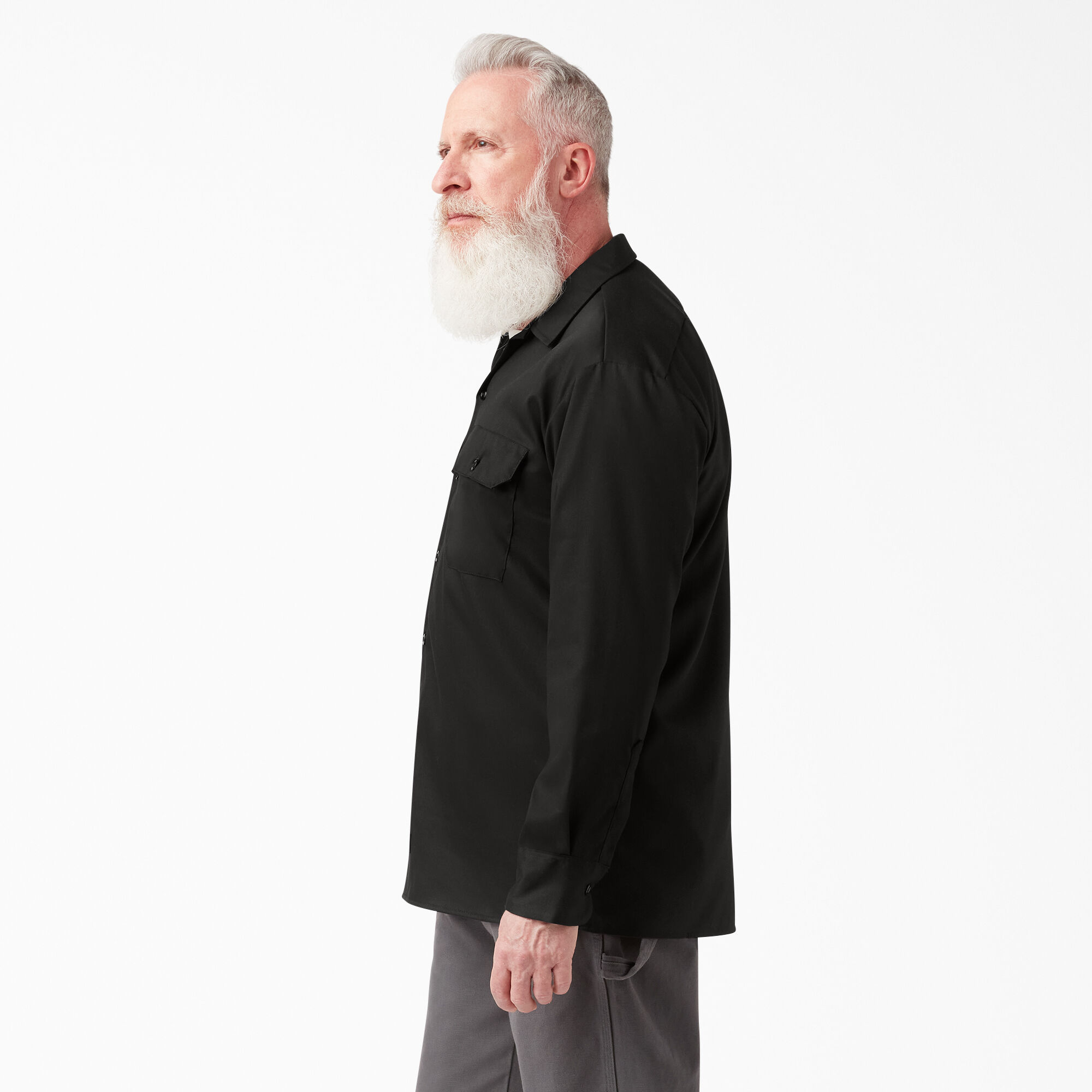 Flex Relaxed Fit Long Sleeve Twill Work Shirt Dickies Canada