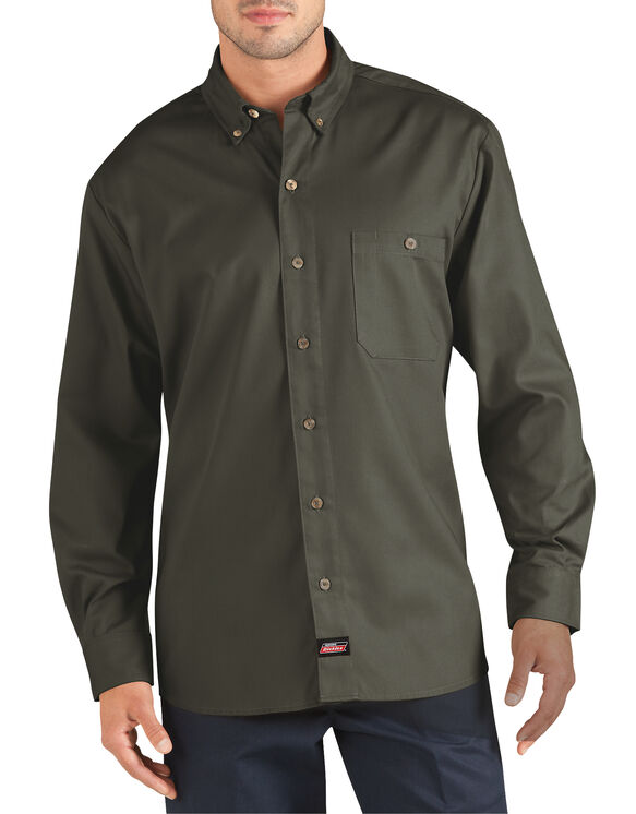 Genuine Dickies Long Sleeve Performance Canvas Work Shirt Dickies Ca